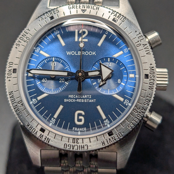 [WTS] Wolbrook Skindiver Chronograph Worldtime | WatchCharts Marketplace