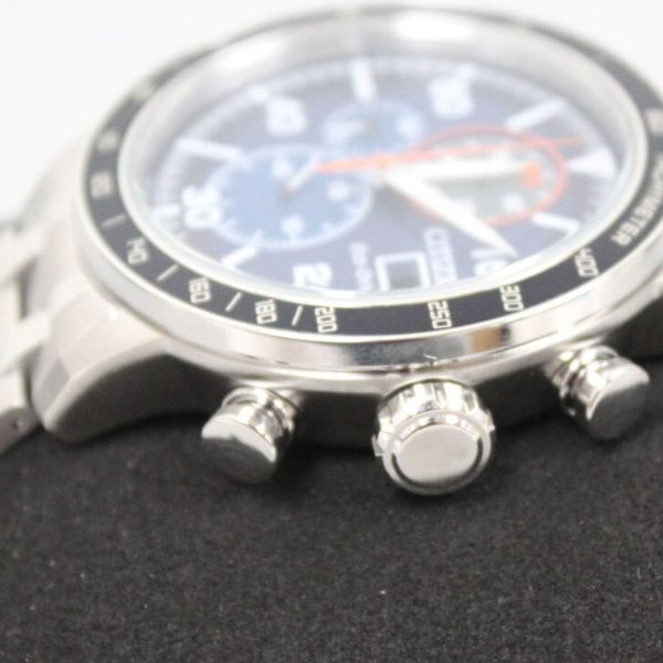 Citizen Men's Brycen Chronograph Eco-Drive Blue Dial Watch - CA0850-59L ...