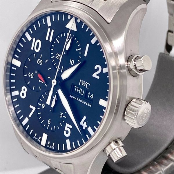 IWC PILOT’S WATCH CHRONOGRAPH 43 mm Watch - Black Dial - IW377710 ...