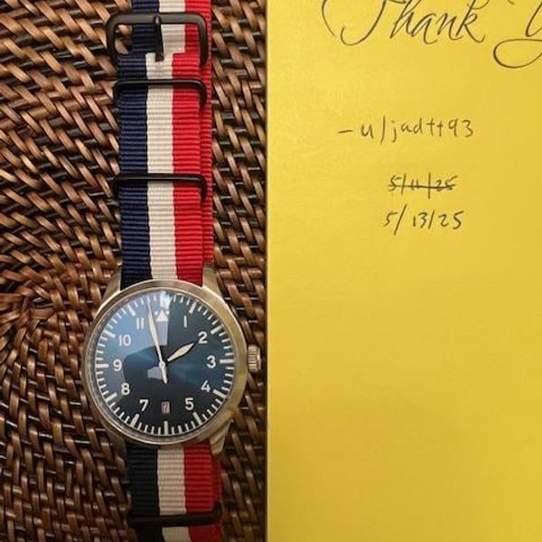 [WTS] Tisell Pilot Watch 40mm Blue Miyota 90S5, Sapphire Crystal ...