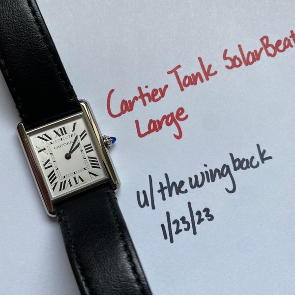 [WTS] Cartier Tank SolarBeat Large - Box and Papers | WatchCharts ...