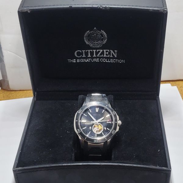 Citizen Signature Collection Automatic Visible Escapement Mens Watch ...