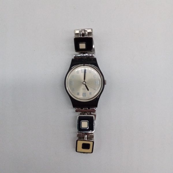 SWATCH Women's 2002 Chessboard Stainless Steel Enamel Watch - Working ...