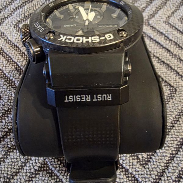 CASIO G-SHOCK GWR-B1000-1AJF Gravitymaster Black Carbon Solar Watch ...