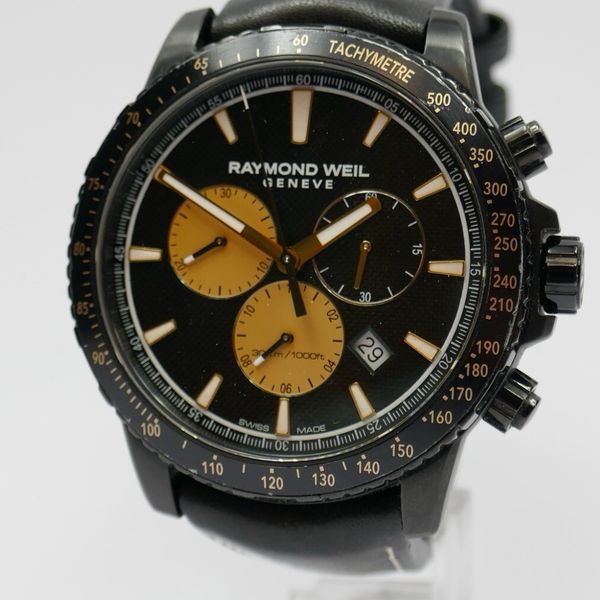 Rare Raymond Weil Marshall Gents Chronograph Ltd Edition 1000 Watch ...