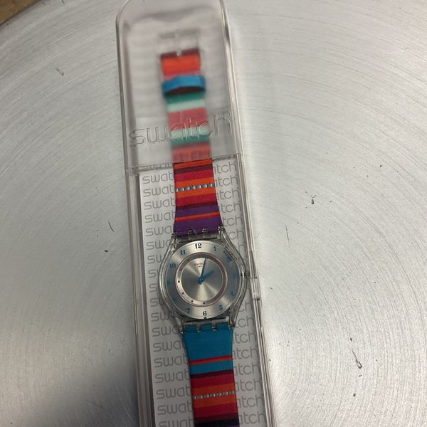 SWATCH SKIN - FLUTE DE PAN - SFK372 - MINT - NEW BATTERY - FAST ...