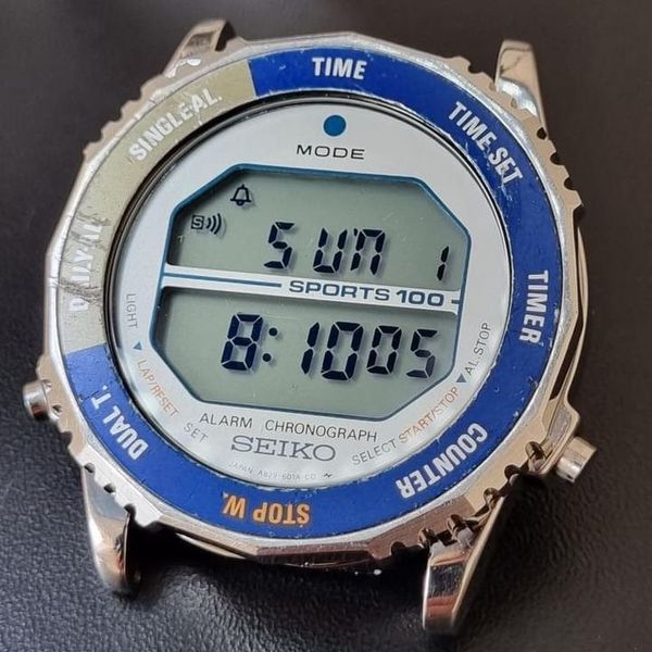 Seiko A829-6019 Rotocall NASA Space Shuttle digital watch, serviced ...