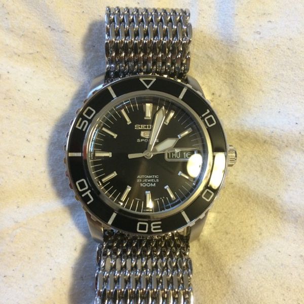 FSOT Automatic Seiko Diver on Mesh Bracelet | WatchCharts