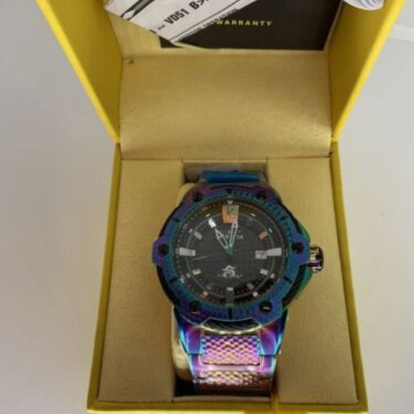 Invicta Subaqua Bolt Automatic Men's 53mm Limited Rainbow Iridescent ...