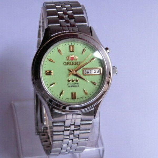 Made in Japan ORIENT 3 Star Automatic 21 Jewels Luminious Dial No. EM03 ...