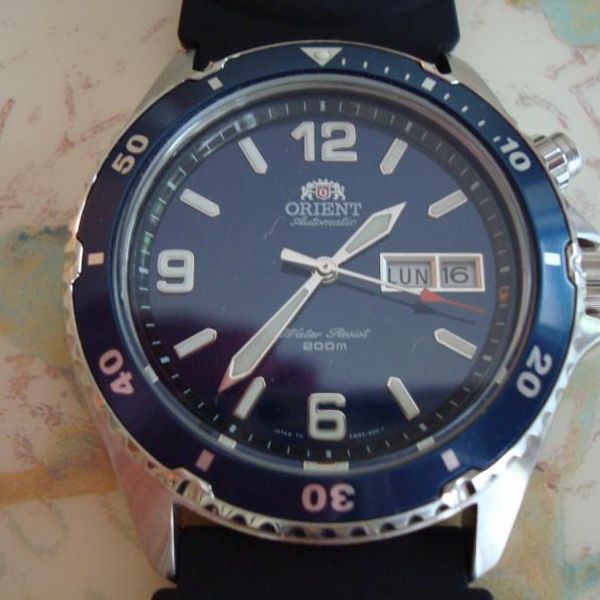 FS Orient Blue Mako, Seiko Orange Sawtooth, Seiko Kinetic SKA413 ...