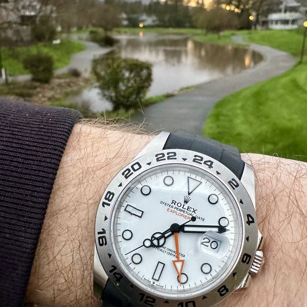 [WTS] Genuine Rubber B Strap for Rolex Explorer II 42mm (226570 ...