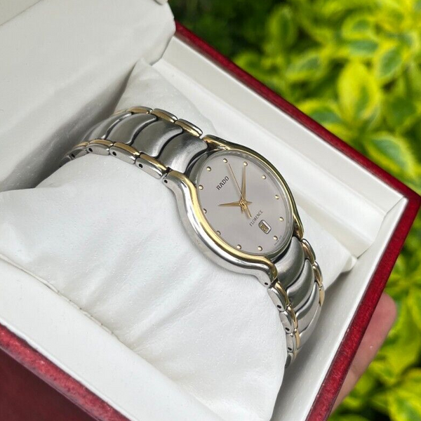 Rare RADO FLORENCE Watch Swiss 80s & Men Vintage Two Tone Wristwatch ...