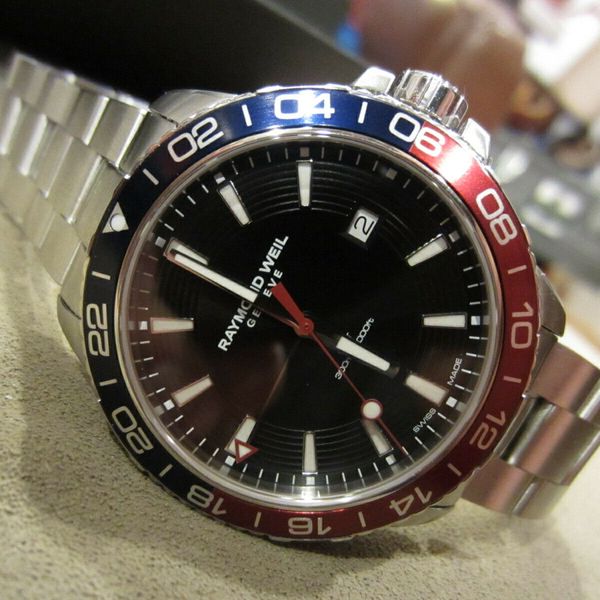 Raymond Weil Men's Tango Diver Black Dial Steel Watch 8280-ST3-20001 ...