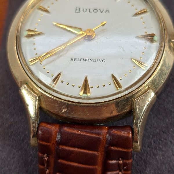 1964 Bulova Royal Clipper Vintage Wrist Watch 10k Rolled Gold Plate ...