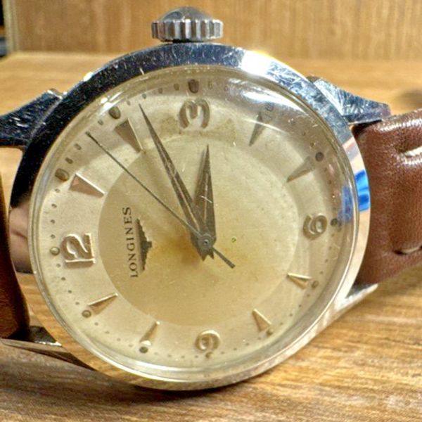 Vintage Longines Hand Wind Mystery Dial Mens Watch 1950'S SUPER NICE ...