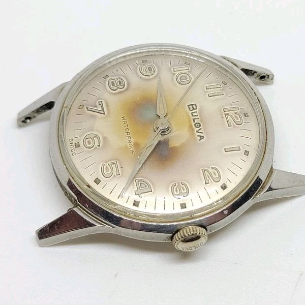 Vintage Bulova 11AFC 17J Mechanical Wrist Watch For Parts Or Repair ...