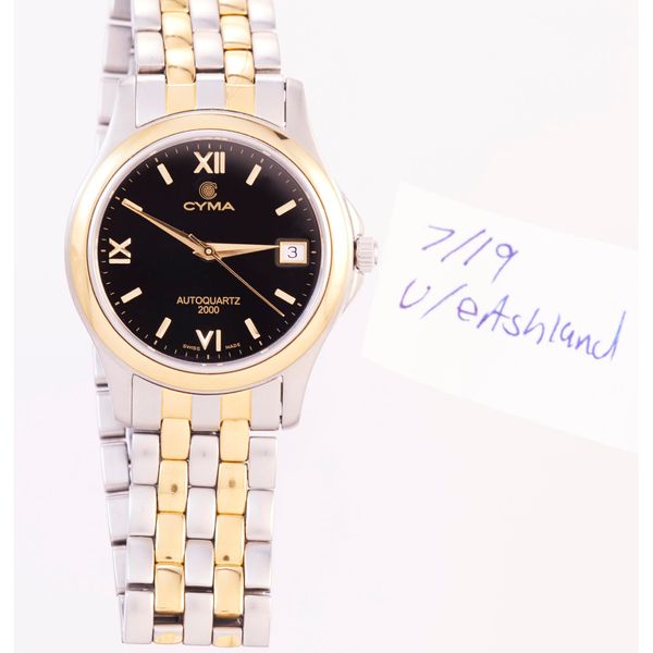 [WTS] CYMA, BLACK DIALAUTOQUARTZ 2000 [NM]. $225.00 | WatchCharts ...