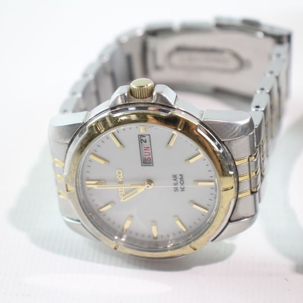 Seiko Solar Watches Solar Quartz UNTESTED x 3 | WatchCharts Marketplace