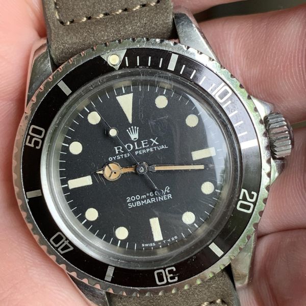 1965 Rolex 5513 Submariner $7500 | WatchCharts Marketplace