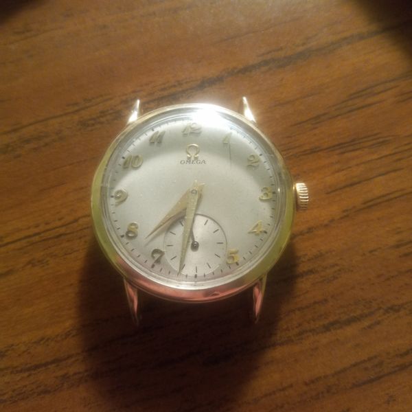Omega Solid 14 Karat Gold 25 Year General Motors Retirement Watch, 1965 ...