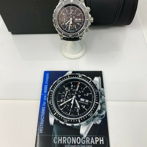 Marathon WW194014 Automatic Chronograph CSAR Diver Pilot Watch w ...