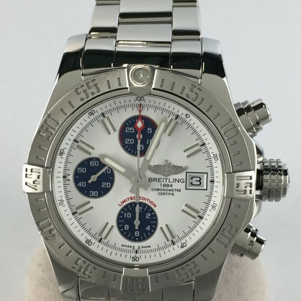 [Used] BREITLING Self-winding watch / A13381 / Avenger II / Blue ...