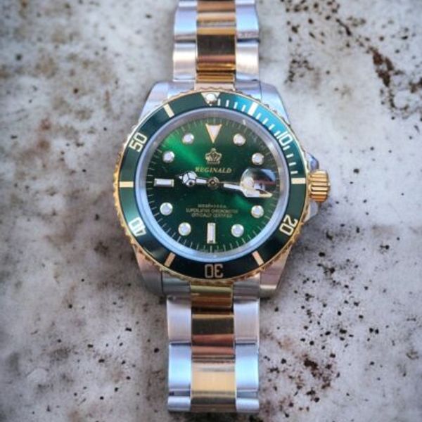 Reginald Green Dial Watch: A Nod to Classic Elegance (Rolex Homage ...