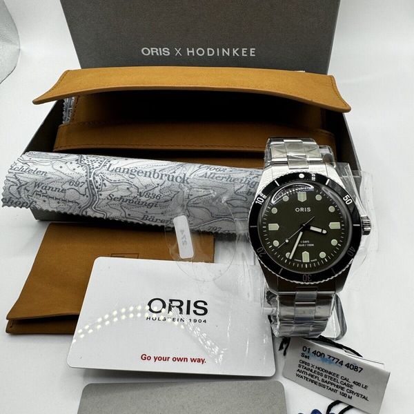 Oris Divers Sixty-Five Hodinkee Stainless Steel Watch Caliber 400 ...