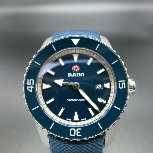 Rado HyperChrome Captain Cook Automatic Blue Men's Watch R32501206 ...