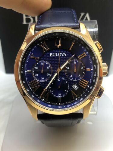 Bulova Classic Chronograph Blue Dial Men's Watch 97B170 #C70 | WatchCharts