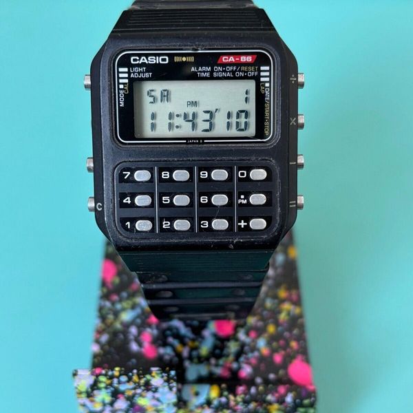 [Ultra Rare] Casio CA-86 Vintage Digital Calculator Game Watch JAPAN ...