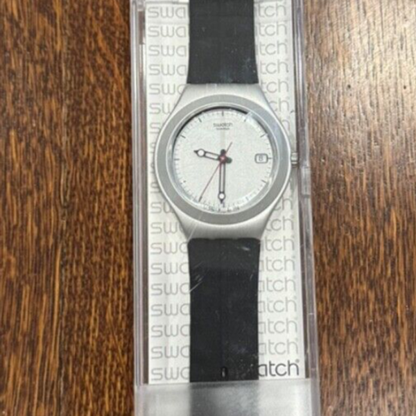 Swatch Irony Big "Just In Line" Watch - YGS4024 - New | WatchCharts ...