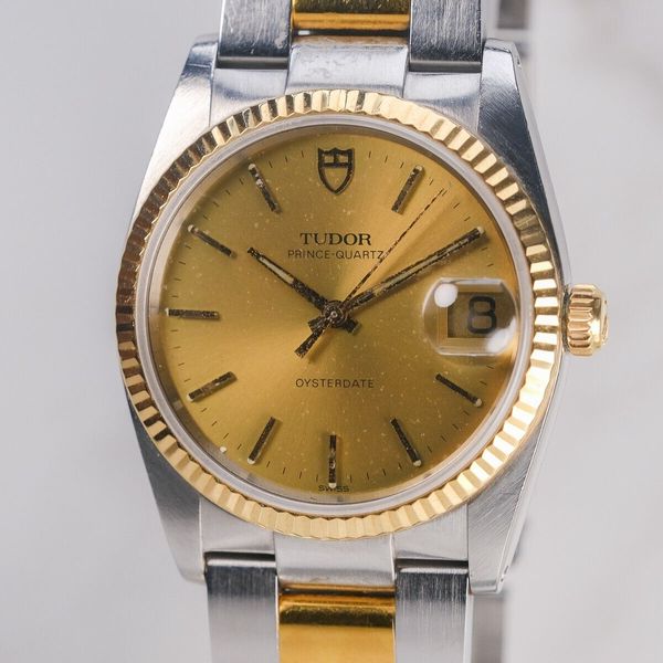 Tudor Prince Quartz Oysterdate reference 78370 Champagne Dial #3 ...