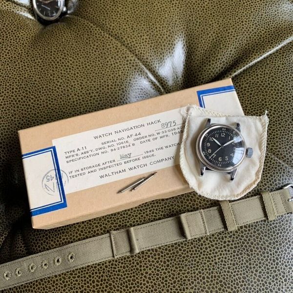 1940's Waltham A-11 Hack Grade: No. 10616 US Military Issued WWII Watch w/ Box | WatchCharts ...