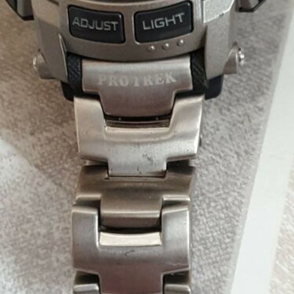 Casio Pro Trek 50.6mm Men's Wristwatch - Titanium (PRW-2500T) Tough ...