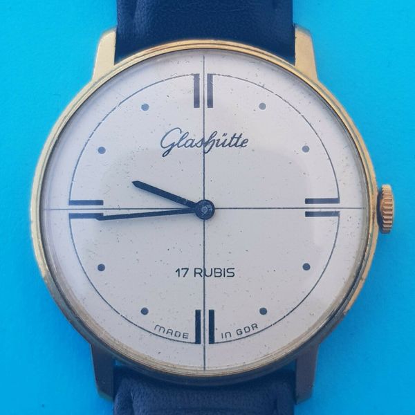 GLASHUTTE CLASSIC VINTAGE MECHANICAL HAND WINDING G.P CAL.09-20 GERMANY ...