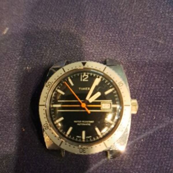 Vintage 1977 Men's Timex Water Resistant Automatic Mech Watch 47671 ...