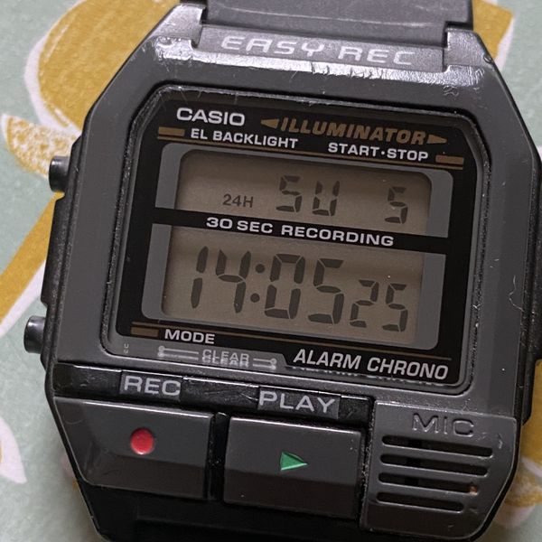 [£98 GBP] Casio F-V2 (1588) Voice Recorder Watch | WatchCharts