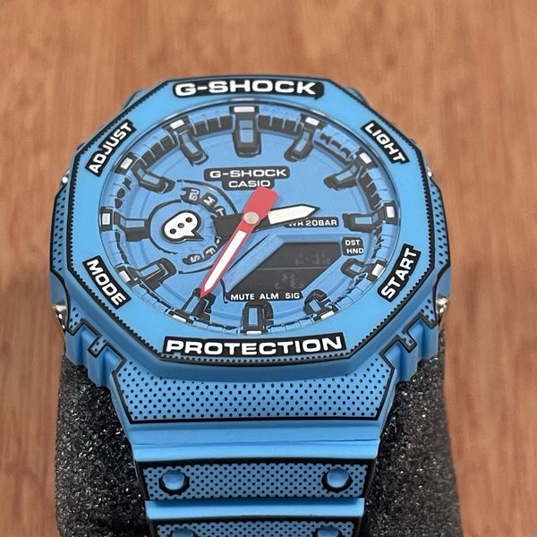 Casio G-Shock Watch Manga Series GA-2100MNG Blue Limited Edition Anime ...