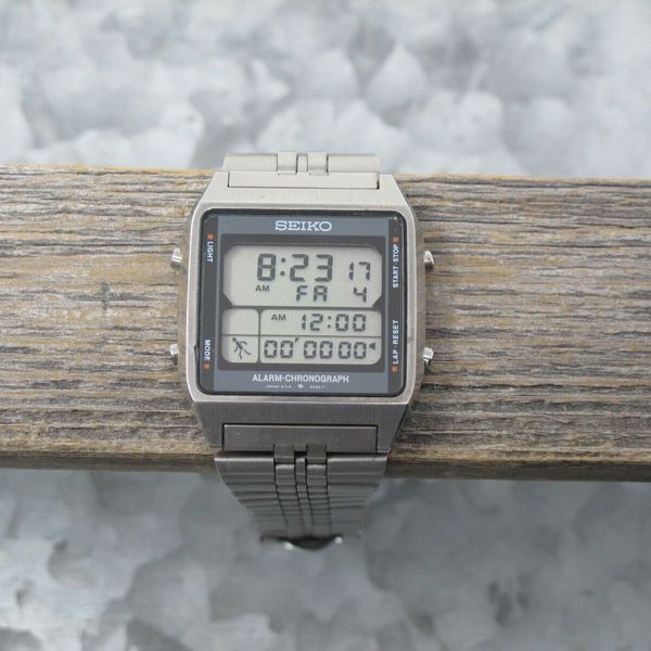 Seiko 1984 Digital/LCD Watch - A714-5060 - "Running Man", Working ...