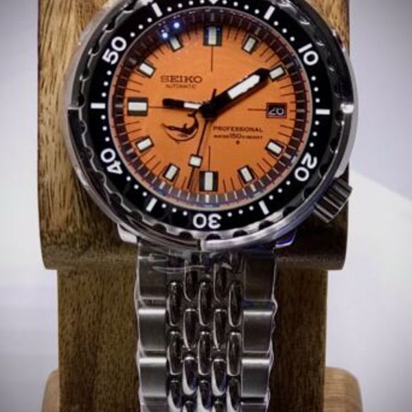 Custom Seiko Mod Soxa Tuna Doxa sub300 Homage automatic dive watch Nh35 ...