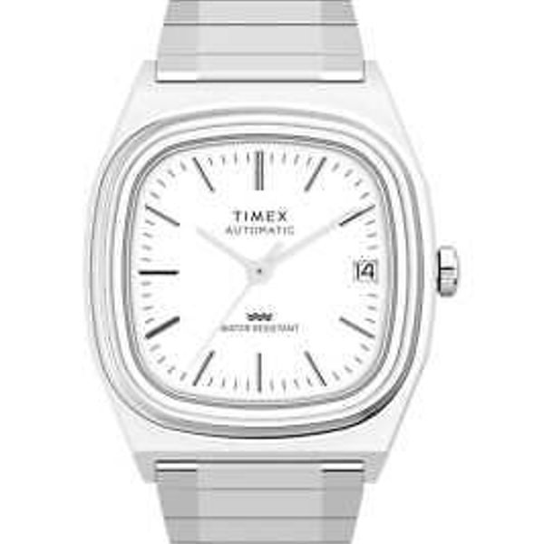 Timex Gents 1983 E-Line Reissue Automatic 34mm Watch TW2W70800 ...