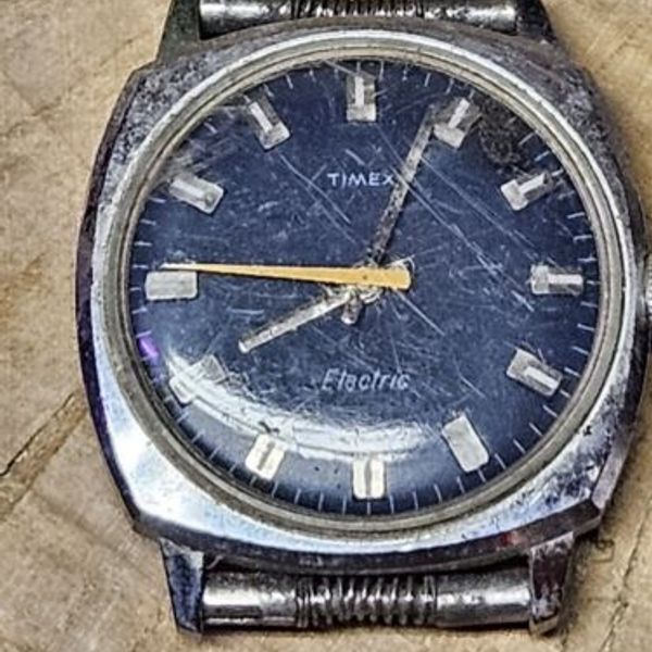 Vintage Timex Watch Blue Face - Untested & No Band | WatchCharts ...