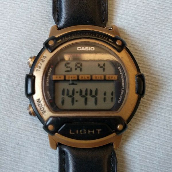 Vintage Casio W-92H wrist watch module 1817 new battery, Ready to Wear ...