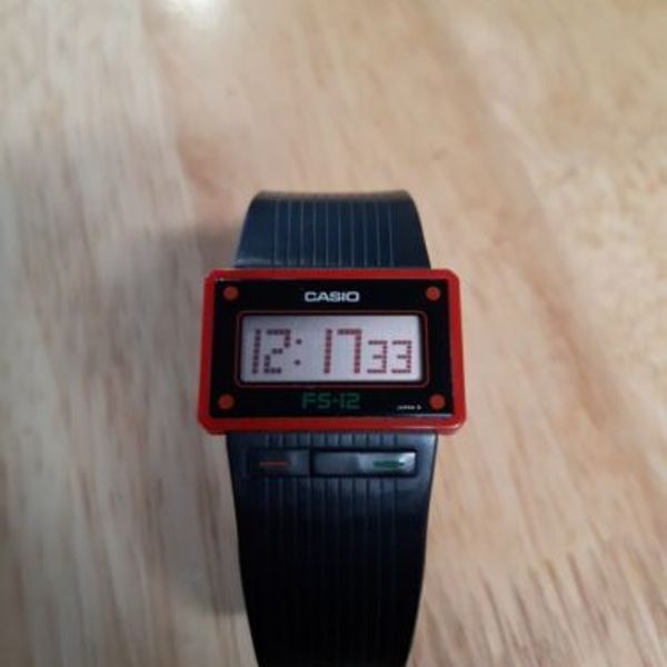 Vintage 1985 Casio FS-12 Digital Watch | WatchCharts Marketplace