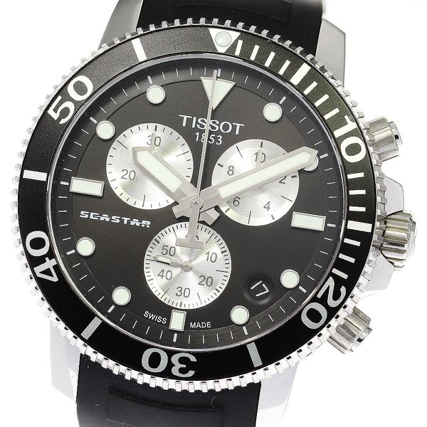 ☆Good product ★With box and warranty card [TISSOT] Tissot Seastar 1000 ...