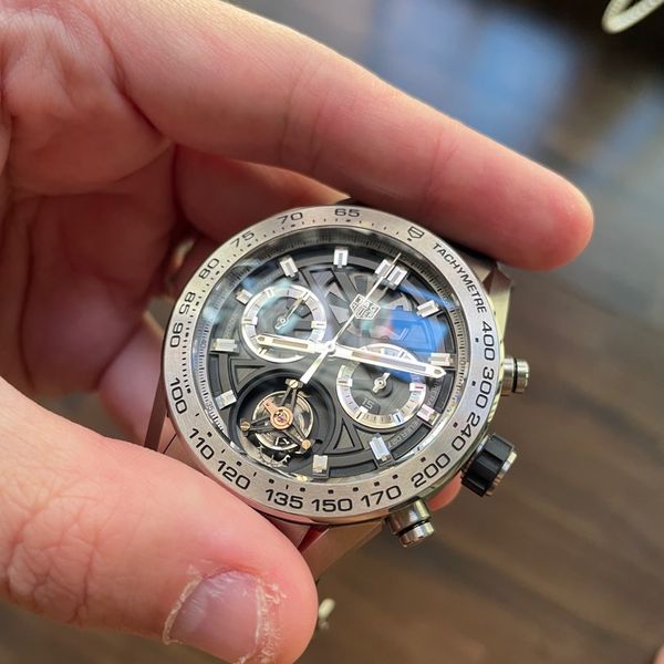 CHEAPEST LIMITED EDITION TAG HEUER TOURBILLON JAPAN 45MM | WatchCharts ...