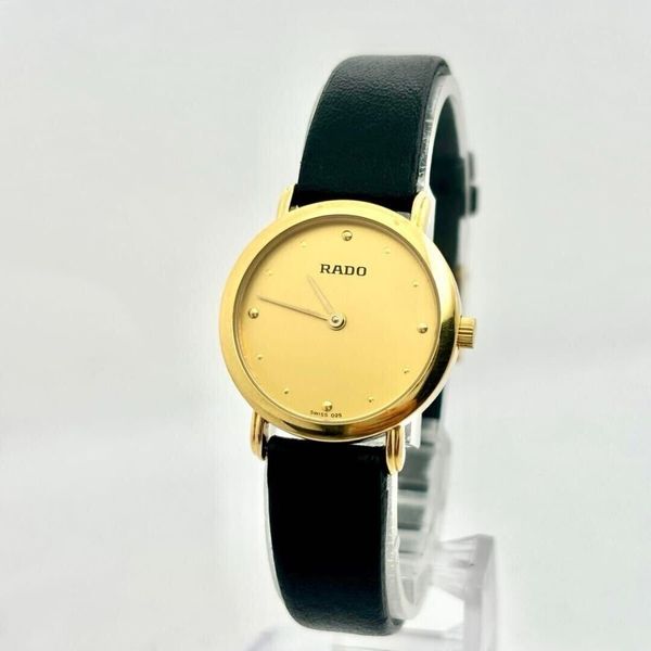 RADO Round Gold Dial Ladies Watch Good Condition | WatchCharts Marketplace