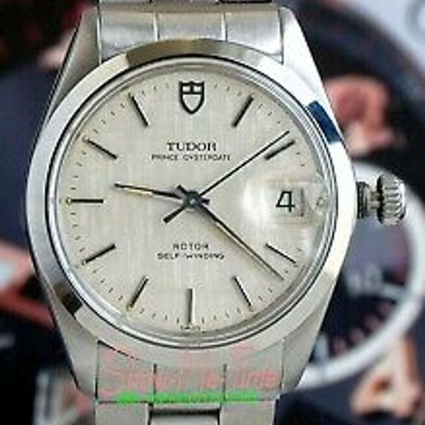 ROLEX TUDOR Prince OysterDate 90520B SS Men's 34mm Case ETA 2783 ...